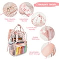 IvyH Clear Backpack Large Heavy Duty PVC Transparent Backpack,Girls ...
