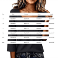 3/4 Sleeve Tops for Women Summer Basic Soft Knit Square Neck T Shirts ...