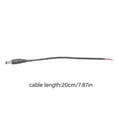 Pack of 3 5.5x2.5mm Male to 2 Wire Power Cables Including Terminals ...