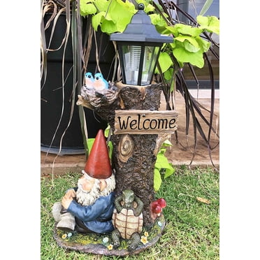 Solar Light Up Windmill Garden Statue - Walmart.com