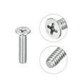 Uxcell 10#-24x1" Flat Head Machine Screws Phillips 304 Stainless Steel Bolts 25 Pack - Walmart.com