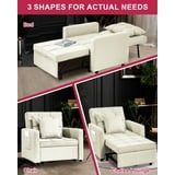 Litbird Convertible Chair Sleeper Bed, Futon Chair Turns Into Bed, Sofa ...