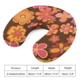 11.4in U-Shaped Pillow Strap With A High Resilience Memory Foam Core ...