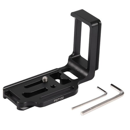 Herwey Quick Release Aluminium Alloy Vertical L-Plate Bracket Hand Grip ...