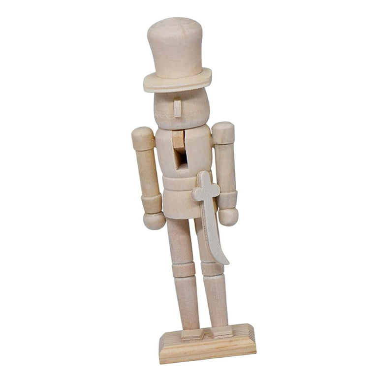 Cascanueces De Navidad Grandes Nutcrackers To Paint 12-Pack Unfinished ...