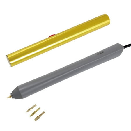 USB Hot Stamping Pen Set Hot Heated Stamping Paper Handwriting Card ...