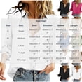 Craaazy Long Sleeve Tops for Women Button Down Casual Blouse Loose Fit ...