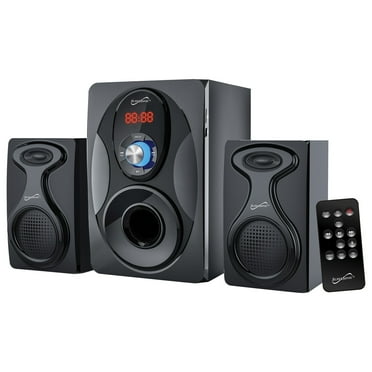 BOYTONE BT210FD BLACK 2.1 MULTIMEDIA SPEAKER SYSTEM WITH - Walmart.com