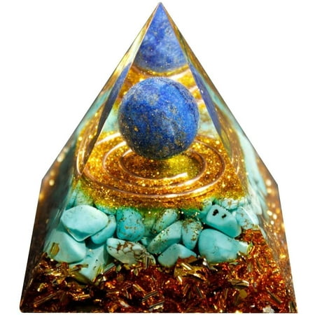 Amethyst Crystal Sphere Pyramid Orgone Pyramid, Crystal Pyramid ...