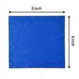 EXTRA LARGE MICROFIBER CLEANING CLOTHS - 5 PACK - 8 X 8 INCH (BLACK ...