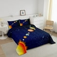 Outer Space Bedding Set, Galaxy Nebula Comforter Set Queen Size, Starry ...