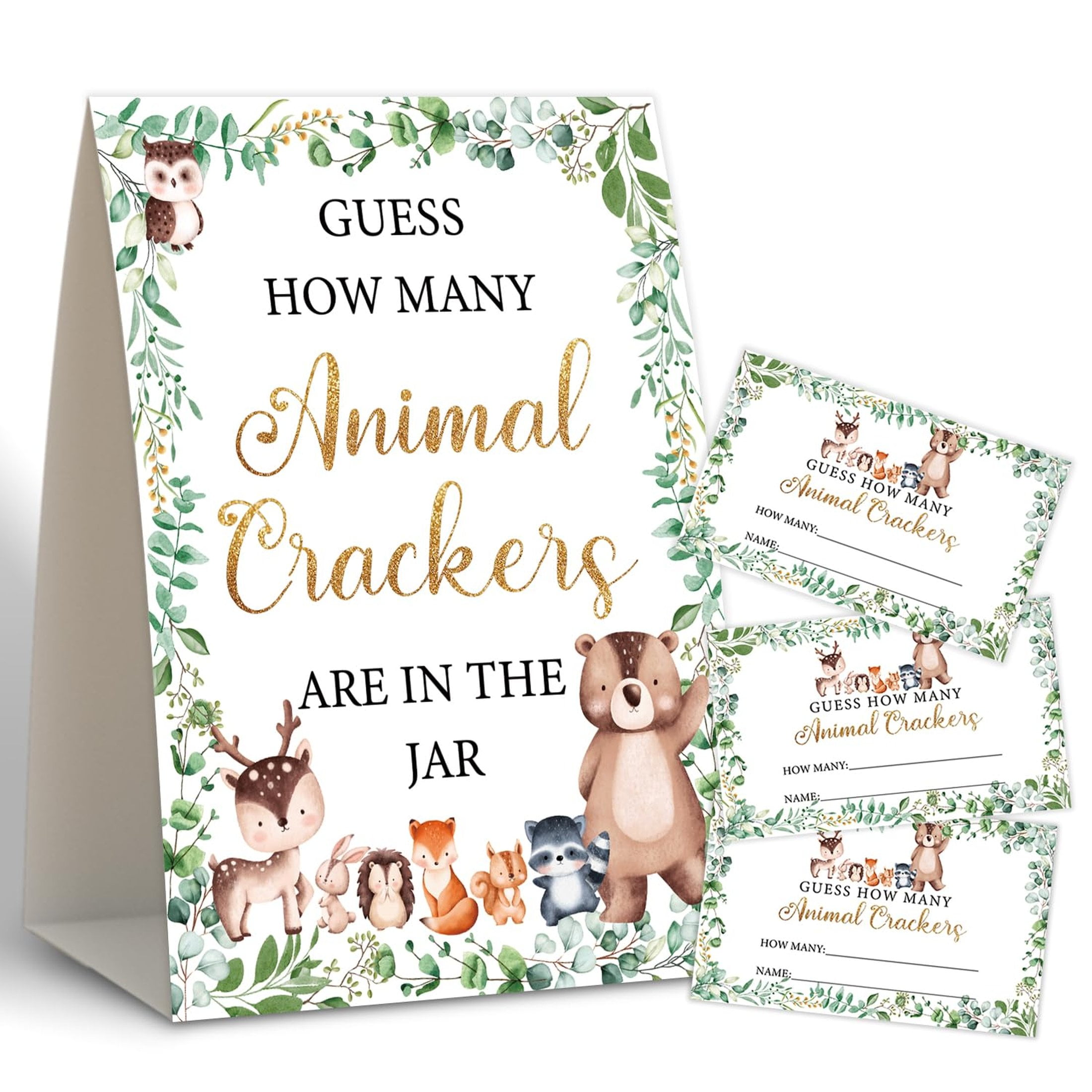 Guessing Fun Baby Shower Kit - Engaging Games and Gender Neutral ...