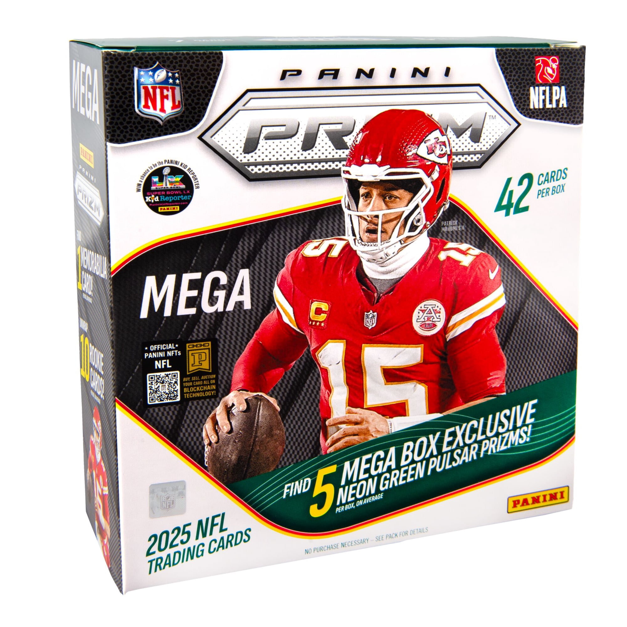 Click here for 2025 Panini Prizm Football Trading Cards Mega Box prices