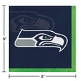 Seattle Seahawks Paper Beverage Napkins 48 Count for 24 Guests ...
