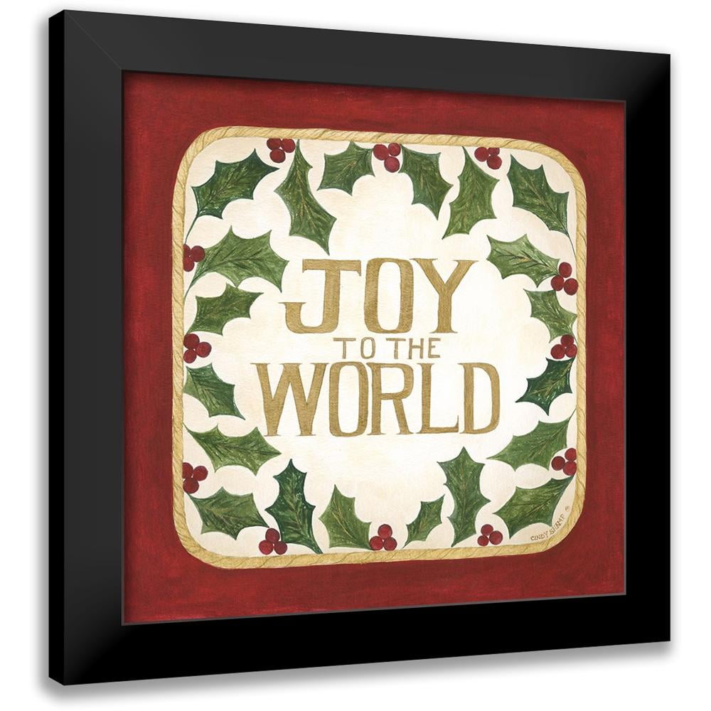 Shamp, Cindy 20x20 Black Modern Framed Museum Art Print Titled - Joy to ...