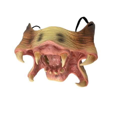 Qianli Predator Mask Cosplay Alien Mouth Dreads Soldiers Halloween Prop ...