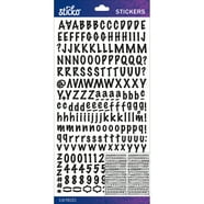 Alphabet Stickers, 6" x 12", Sheet - Walmart.com