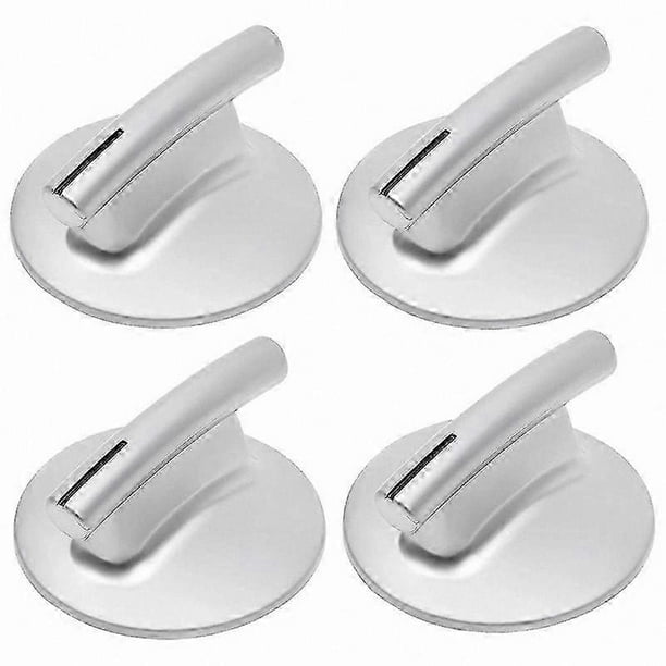 4-Pack Stove Burner Knob Replacements - Compatible with WP74010839 ...