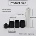 3 Grids Pocket Pills Box Waterproofs Container Keychains for Medication ...