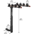 Ikuram Foldable 4 Bike Rack Bicycle Carrier Racks Hitch Mount 140 lb ...