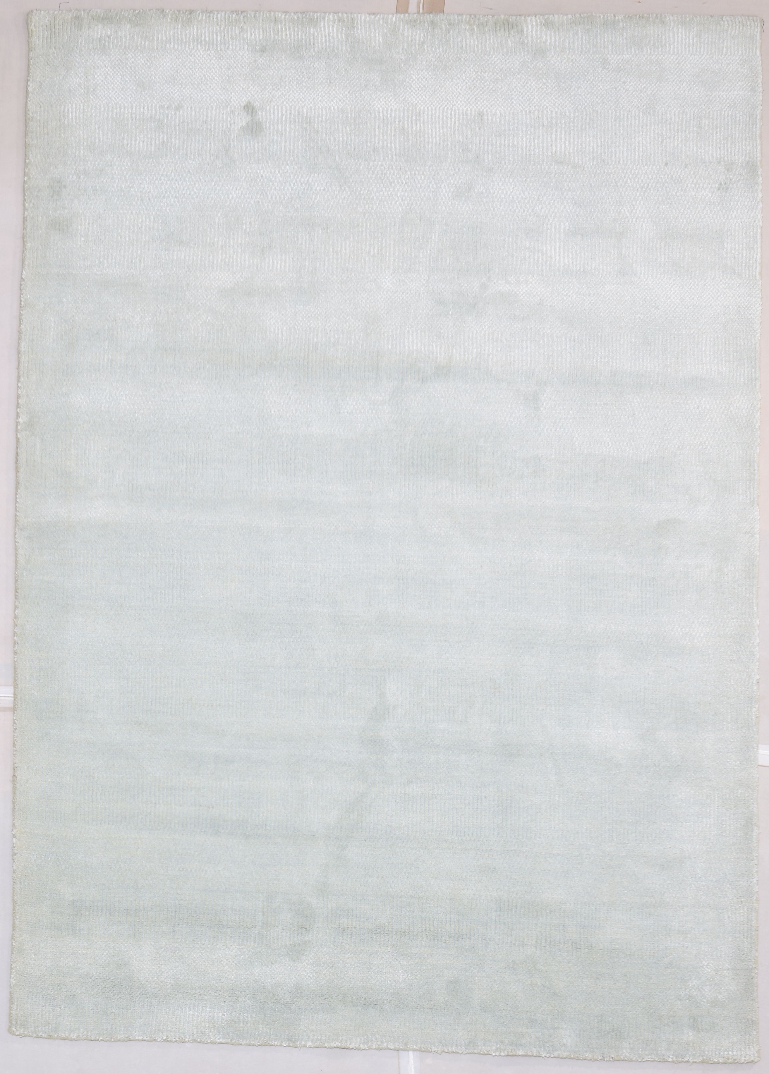 5X7 Rug Wool / Silk Silver Modern Handloom Moroccan Grass Trellis Room ...