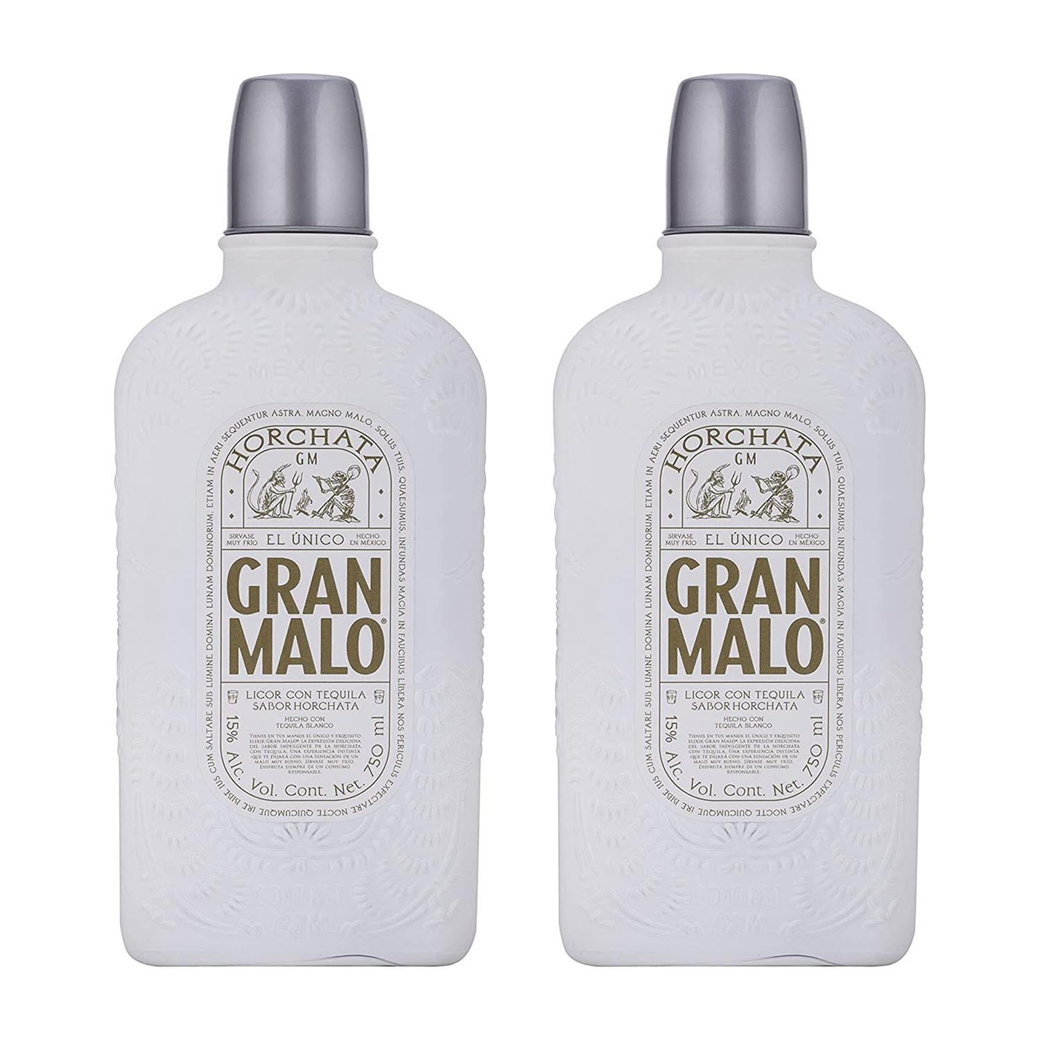 Pack de 2 Licor con Tequila Gran Malo 750 ml Horchata | Bodega Aurrera ...