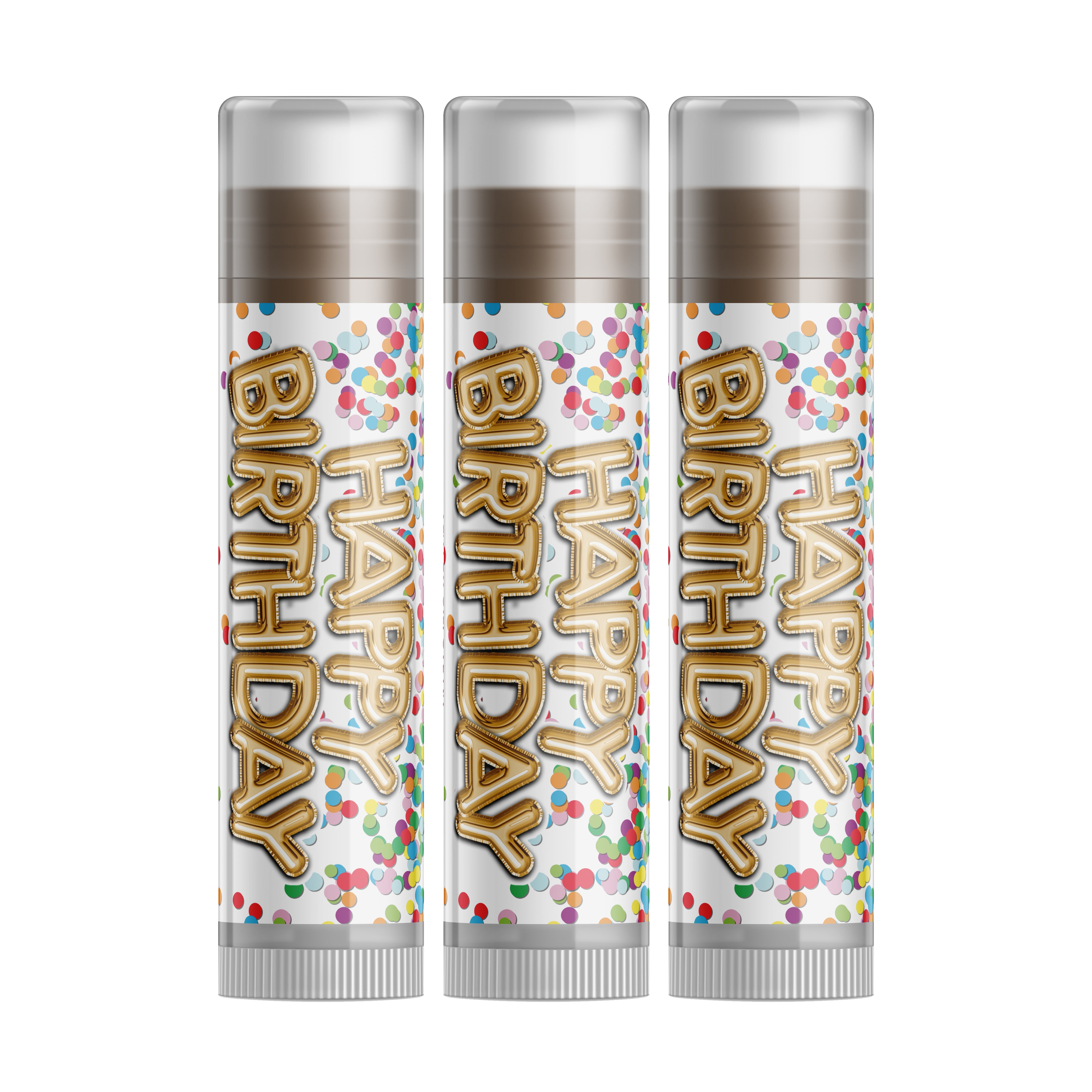 Delight Naturals Birthday Cake Lip Balm (Chocolate) - Three Pack ...