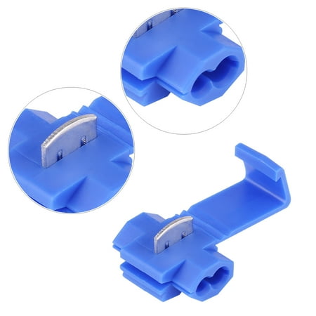 Blue Lock Splice Clips,50pcs Blue Lock Quick Wire Splice Clips Blue ...