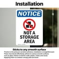 (2 Pack) Not A Storage Area Sign - Walmart.com