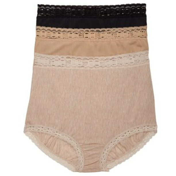 Olga - Olga Womens Secret Hug Scoop Full Brief 3-Pack Style-873J3 ...