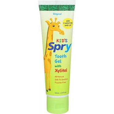 Xlear, Kid's Spry, Tooth Gel with Xylitol, 3 Months and Up, Natural ...