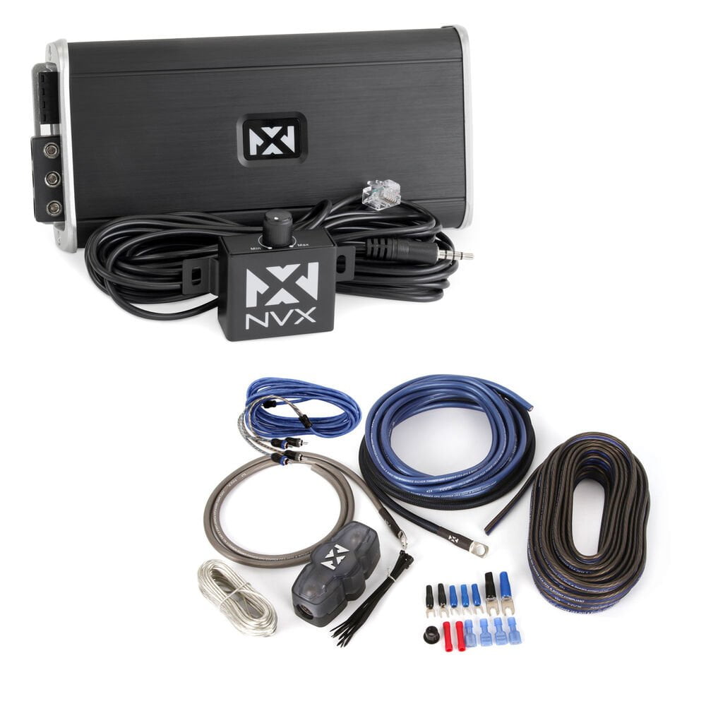 Nvx Vadm1 500w Rms Class D Monoblock Carmarinepowersports Amplifier With Bass Remote Nvx 8