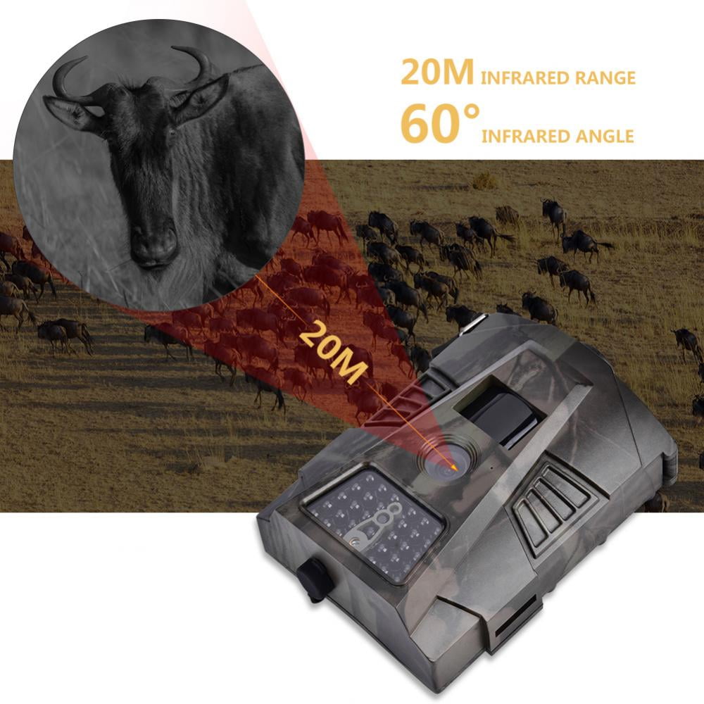 Greensen Outdoor Wildlife Camouflage Waterproof Infrared 1080P Trail ...