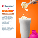 Dymatize ISO100 Hydrolyzed Whey Isolate Protein Powder, Dunkin ...