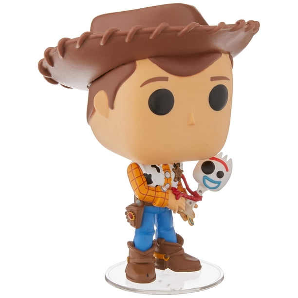 POP! Funko Disney Pixar Toy Story 4 Sheriff Woody Holding FORKY Vinyl ...