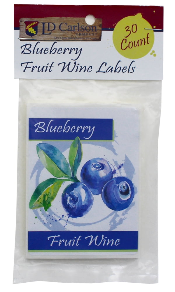 Blueberry Fruit Wine Labels - Walmart.com