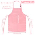 Pink 8 Pack Adjustable Polyester Cooking Aprons with Pockets - Walmart.com