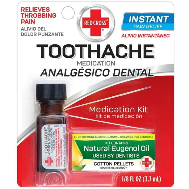 Red Cross Complete Medication Kit For Toothache - 1 Ea - Walmart.com