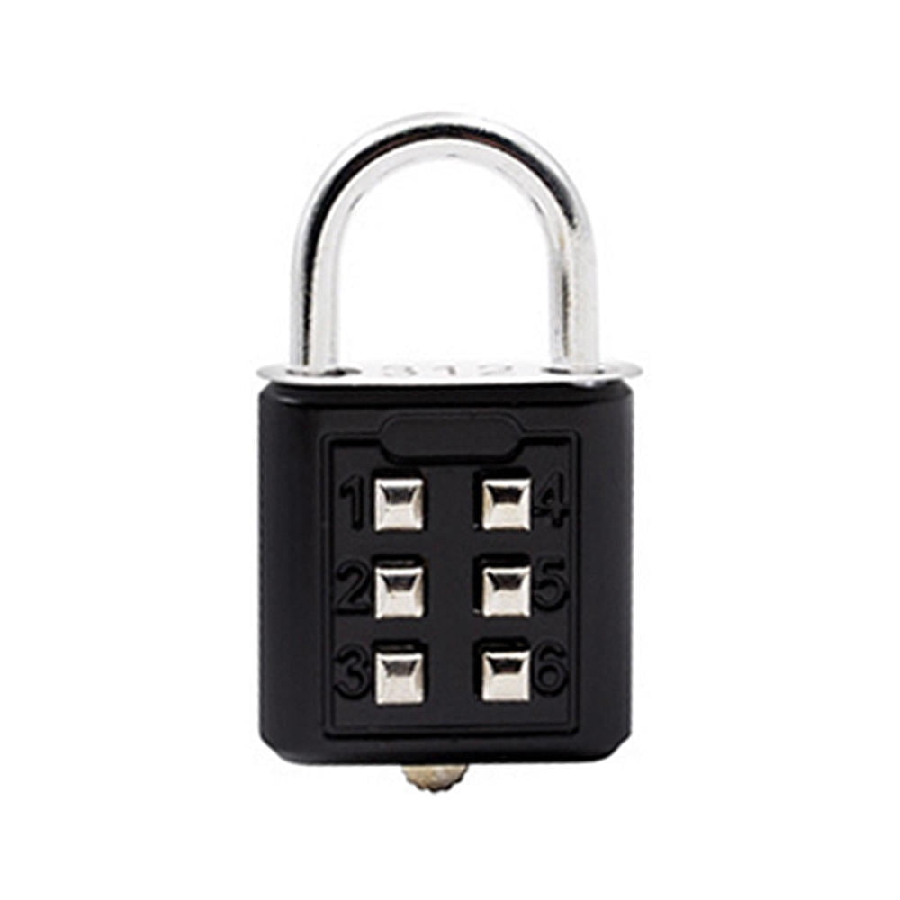 10 Digit Push Button Password Lock Chrome Plated Anti-theft Combination ...
