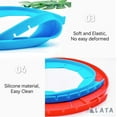 LATA Pie Crust Shield Adjustable Silicone Pizza Ring Reusable Baking ...