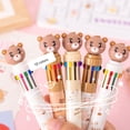 Ballpoint Pen 10 Colors 5ml Quick Dry Smooth Writing Bulk Stationery ...