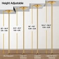 Yaheetech Dance Pole Spinning Static Dancing Pole Portable Removable ...