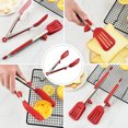 Steak Tongs BBQ Appetizers 2 Pieces Food Silica Gel Barbecue Clamp ...