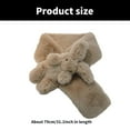 Comfortable Cartoon Scarf Shawl Furry Neck Warmer Winter Neck Gaiter ...
