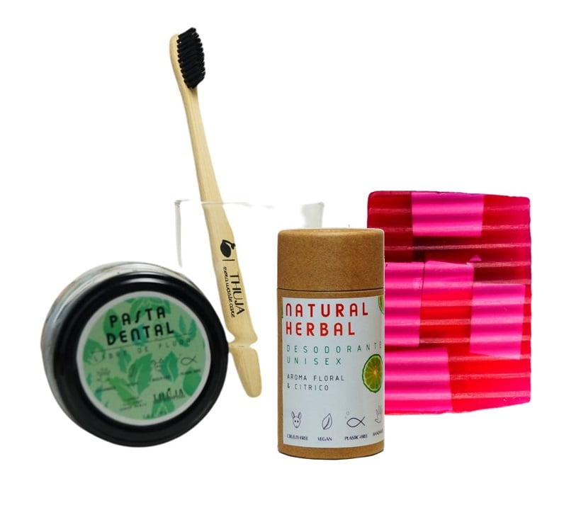 Kit Basic Care THUJA Cepillo Dental Pasta Dental Desodorante Jabón ...