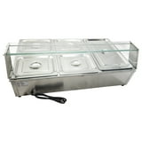 5 Pan Electric Food Soup Warmer Commercial Buffet Food Warmer ...