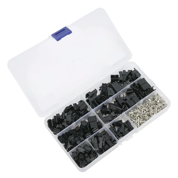 Peahefy 480pcs 2.54mm 2/3/4 Pin Headers Socket Connectors Adapter ...