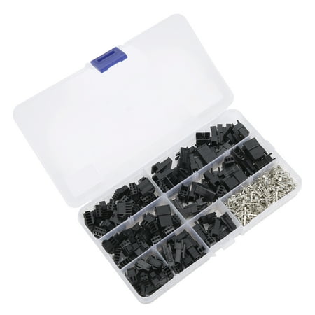 Peahefy 480pcs 2.54mm 2/3/4 Pin Headers Socket Connectors Adapter ...