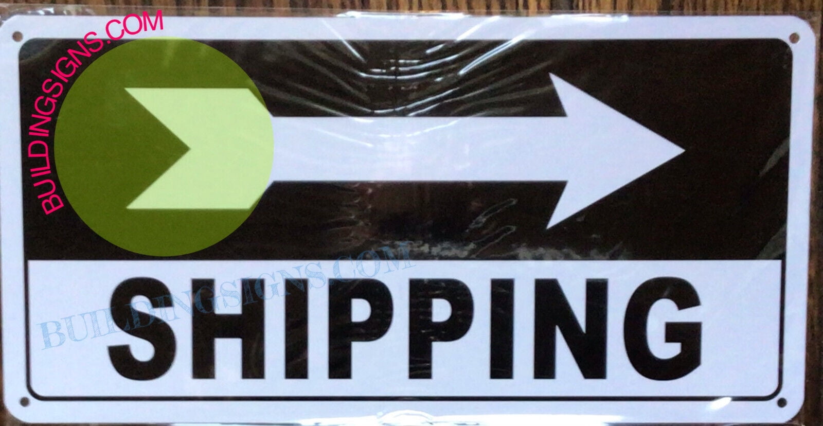 SHIPPING AND RECEIVING SIGN SHIPPING AND RECEIVING SIGN (10X12,WHITE ...