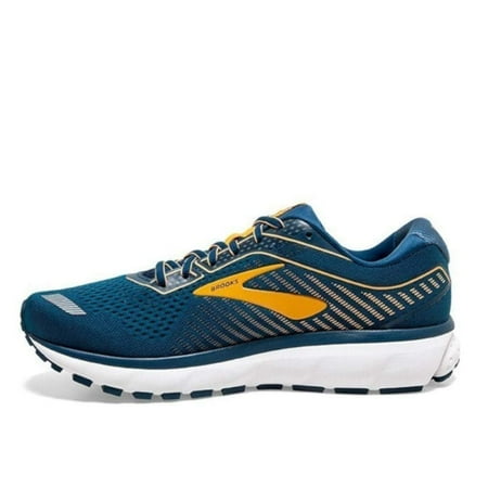 Brooks Men's Ghost 12 Road Running Shoes,Poseidon/Grey/Orange, 9 ...